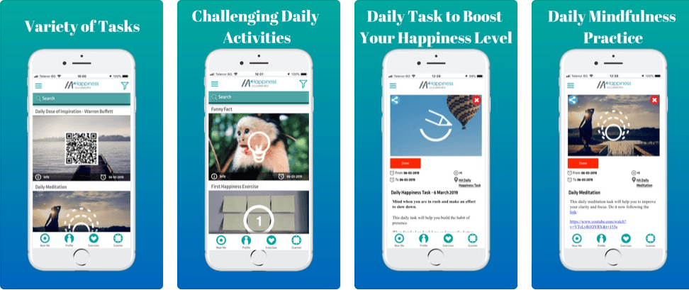 Happiness Accelerator app - Happysmarts